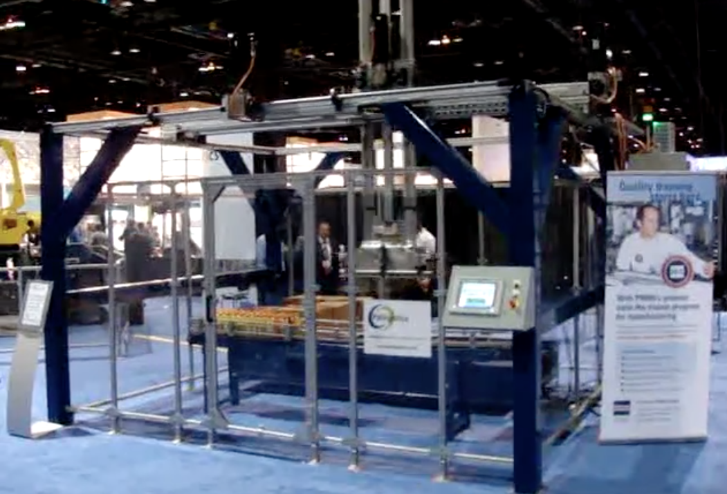 Gantry Robot X-Y-Z Pallet Handling Automation - Macron Dynamics Gantry Robot X-Y-Z Pallet Handling Automation - Macron Dynamics